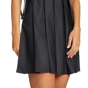Adidas Ribbon Pleated Mini Dress