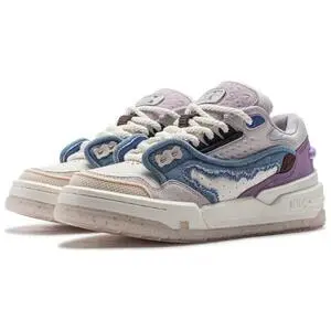 LI-NING 001 Btc Mega Sneakers - White/blue/purple