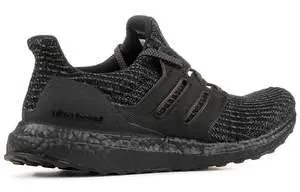 Adidas Ultra Boost 4.0 Triple Athletic Sneakers - Black