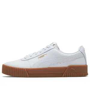 PUMA Carina Leather Low Top Sneakers - White