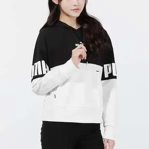 PUMA Colorblock Hoodie With Drawstring