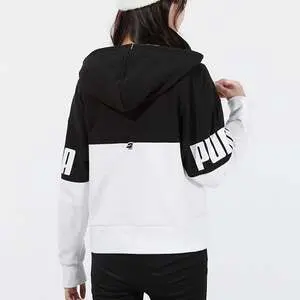 PUMA Colorblock Hoodie With Drawstring