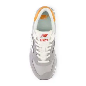 NEW BALANCE 574 "grey Orange" Sneakers - Grey/orange