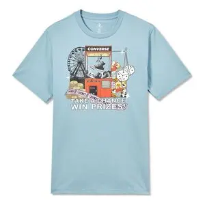 CONVERSE Claw Machine Graphic Tee Asia Sizing - Blue