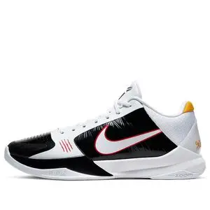 Nike Zoom Kobe 5 Protro "alternate Bruce Lee" Athletic Sneakers - White/black/comet Red