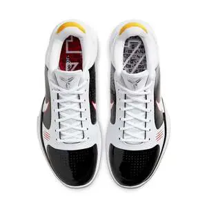 Nike Zoom Kobe 5 Protro "alternate Bruce Lee" Athletic Sneakers - White/black/comet Red