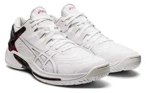 Asics Gel Burst 25 Low Top Basketball Sneakers - White/red