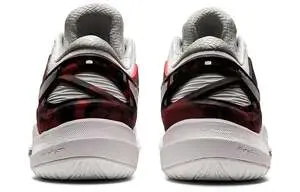 Asics Gel Burst 25 Low Top Basketball Sneakers - White/red