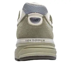 NEW BALANCE 990v4 Athletic Sneakers - Olive/ivory