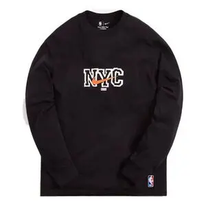 Kith X Nike New York Knicks Long-sleeve Tee - Black
