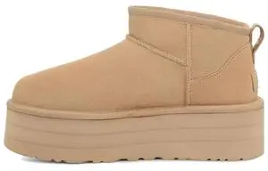 UGG Classic Ultra Mini Platform Boots - Light Greybrown