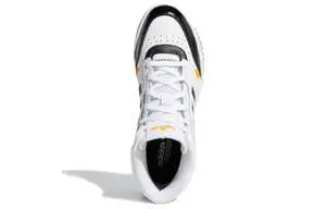 Adidas Originals Drop Step High Top Sneakers - White/yellow/black