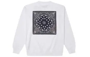 CONVERSE Cashew Logo Knit Pullover - White