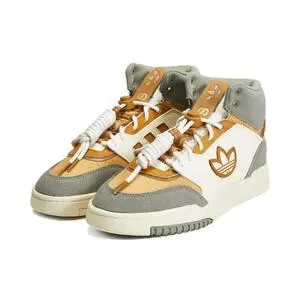 Adidas Originals Drop Step Xl High Top Sneakers - Cloud White/ivory Grey