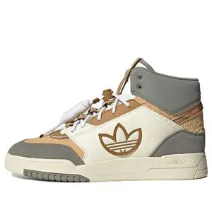 Adidas Originals Drop Step Xl High Top Sneakers - Cloud White/ivory Grey