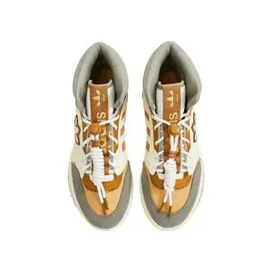 Adidas Originals Drop Step Xl High Top Sneakers - Cloud White/ivory Grey