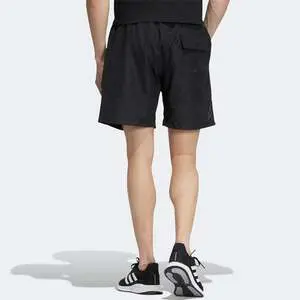 Adidas Solid Color Logo Printing Sports Shorts