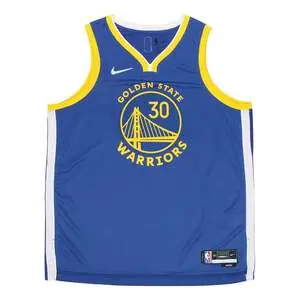 Nike X Nba Golden State Warriors Stephen Curry 30 Jersey - Blue/gold