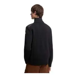 Moncler Zip Up Padded Cardigan Jacket - Black