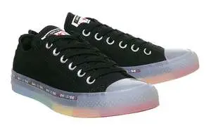CONVERSE Chuck Taylor All Star Low Top Rainbow Sneakers - Black