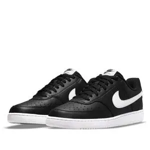 Nike Court Vision Low Next Nature Sneakers - Black/white
