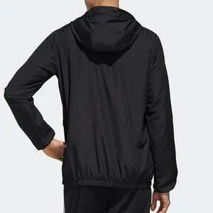 Adidas Must Haves 3-stripes Windbreaker Jacket - Black