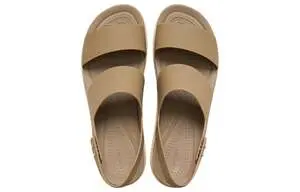CROCS Brooklyn Low Wedge Sandals - Brown