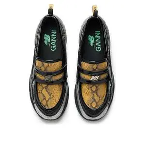 NEW BALANCE X Ganni 1906l Loafers - Black/fall Leaf/silver Metallic