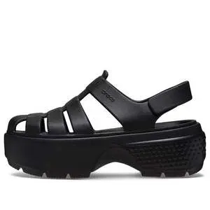 CROCS Stomp Fisherman Sandals - Black