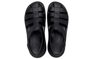 CROCS Stomp Fisherman Sandals - Black