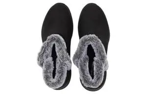 Sketchers Ankle Boots With Faux Fur Trim