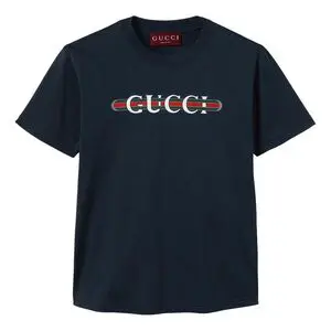 Gucci Printed T-shirt - Navy