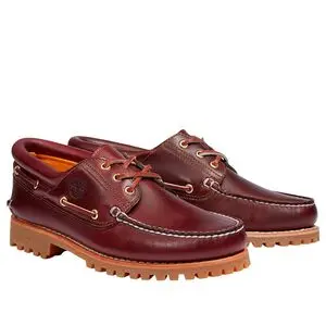 Timberland Authentic 3-eye Boat Shoes - Burgundy