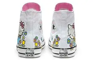 CONVERSE X Hello Kitty All Star High Top "flowers" Sneakers