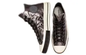 CONVERSE Chuck 1970s Flight School Leather High Top Sneakers - Black