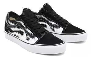 VANS Old Skool Flame Sneakers - Black/white