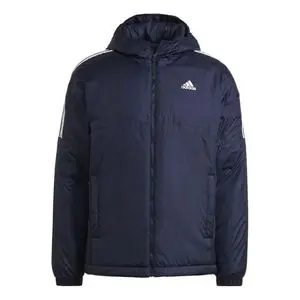 Adidas Essentials Insulated Hooded Jacket - Navy