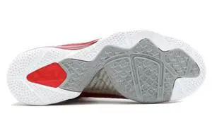 Nike Lebron 'ohio State' Athletic Sneakers - Red/white/wolf Grey