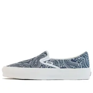 VANS Kith X Vault Og Classic Slip-on Lx "paisley - Blue/white