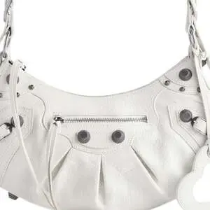 Balenciaga Le Cagole Small Shoulder Bag - White