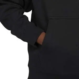 Nike Solo Swoosh Fleece Pullover Hoodie - Black