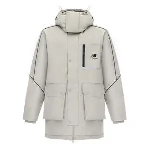NEW BALANCE Sportswear Hooded Jacket - Grey/black