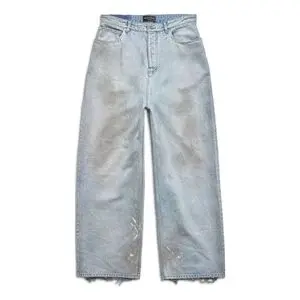 Balenciaga Baggy Fit Denim Trousers - Blue