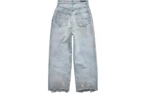 Balenciaga Baggy Fit Denim Trousers