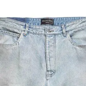 Balenciaga Baggy Fit Denim Trousers