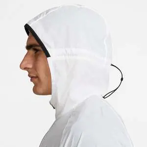 Nike Trail Aireez Lightweight Zip-up Hooded Jacket - White