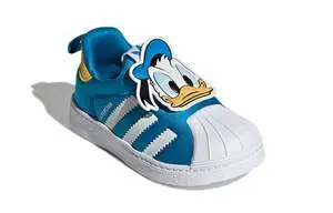 Adidas Disney X Superstar 360 Donald Duck Toddler Shoes