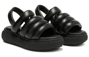 Onitsuka Tiger Padded Strappy Sandals - Black
