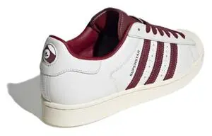 Adidas Superstar Sneakers - White/red