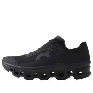 On Cloudmonster Void Athletic Sneakers - Black/black